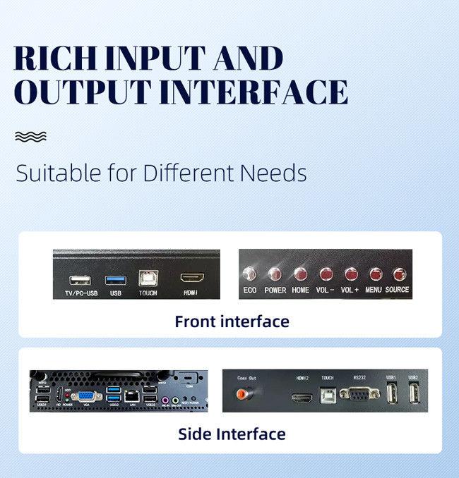 110In Interactive Flat Panel 4K LCD Interactive Smart Board For Classroom 1
