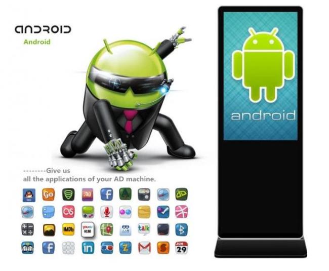 Touchscreen Kiosks Indoor  LCD Signage Advertising For Retail Store 1