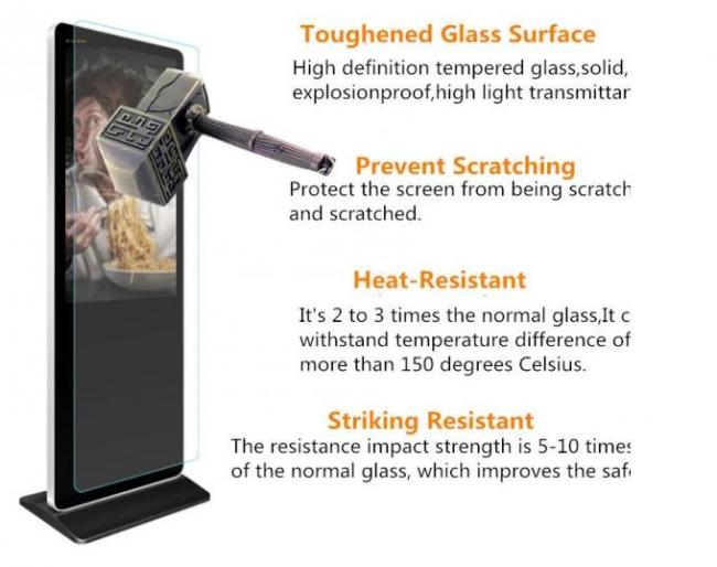 Touchscreen Kiosks Indoor  LCD Signage Advertising For Retail Store 2