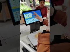 15 kg Kapazität POS Waage Automatische Identifizierung POS Waage