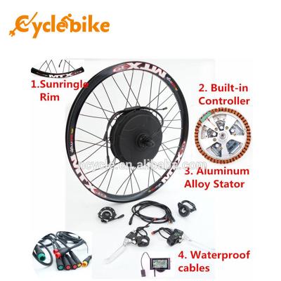 China 1000 W E Bike Front Hub Motor Electric Bike Kit , Motorized Bicycle Kit for sale