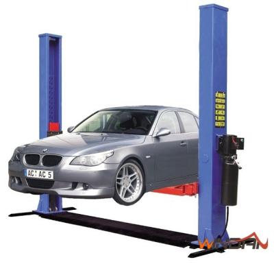 China 2.2kw Two post hydraulic lifts for cars , Double Column Cylinder Lift 1ph / 3ph for sale