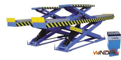 China Double - Level Height Portable Scissor Car Lift , Platform Scissor Lift WD350D for sale