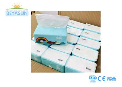 China Tecido facial mole de polpa de bambu virgem com embalagem impressa sob medida for sale
