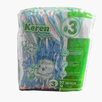 China KEREN Premium Soft Baby Diapers Comfort Fit Ultra-Absorbent Disposable Diapers For Infants for sale