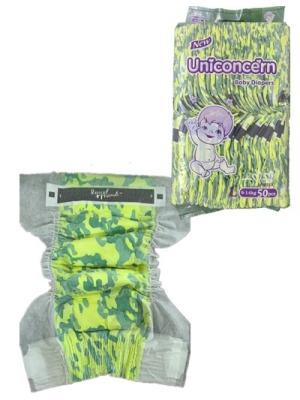 China Fralda Descartável Mimos Respirável Algodão Macio Alta Qualidade Atacado Super Absorvente Uniconcern Fraldas para Bebê à venda