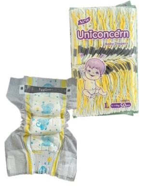 China High Absorbency Cotton Baby Diapers Uniconcern  Baby Diaper Bag Manufacture Pants for sale