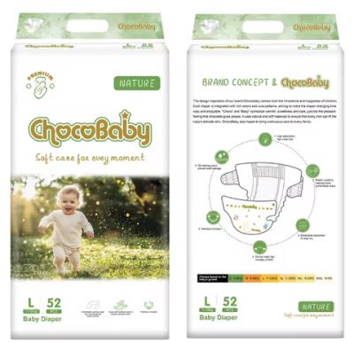 China Wholesale Disposable New Born Baby Dry Nappies Pants Best Quality Absorbent Baby Diapers and Chocobaby Direct From Manufacturer for sale