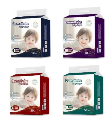 China OEM  Unisex Newborn Baby Diapers Dry Surface Non Irritating Skin Friendly Baby Disposable Nappies Biodegradable for sale