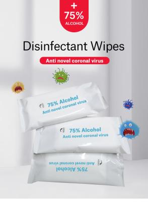 China 70% Isopropyl Alcohol Prep Pad Disposable Wet Wipes For Coronavirus for sale