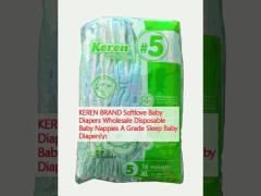 KEREN BRAND Softlove Fraldas de Bebê Venda Livre Fraldas de Bebê descartáveis Fraldas de Bebê Dormir
