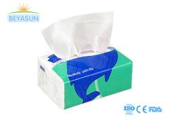 Verdikkingstype Geen stof Afval van papier Draagbare doeken Bamboe 100% Papier Gezichtsdoek Papier