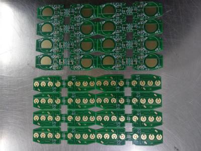 Cina il doppio di spessore di 0.6MM ha parteggiato oro LF-HASL di immersione della maschera OSP della lega per saldatura di VERDE del PWB in vendita
