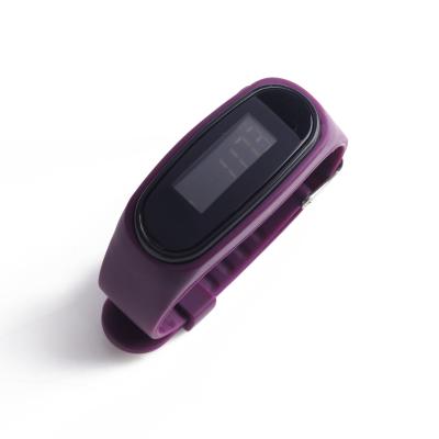 China ABS Case Silica Gel Fitness Pedometer Horloge Calorie Stap Teller RoSH gecertificeerd Te koop