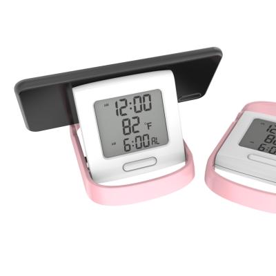 China Multi Functional Table Led Digital Clock Display With Calendar And Temperature Display for sale