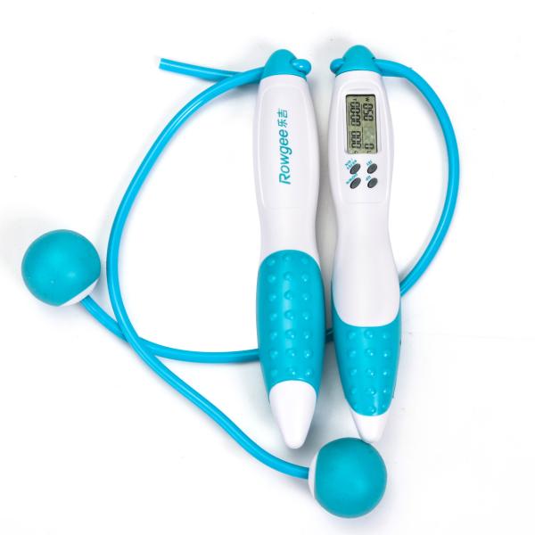 Quality Unisex Blue Cordless Jump Rope With Ball Gift Exercise Sport Tool for sale