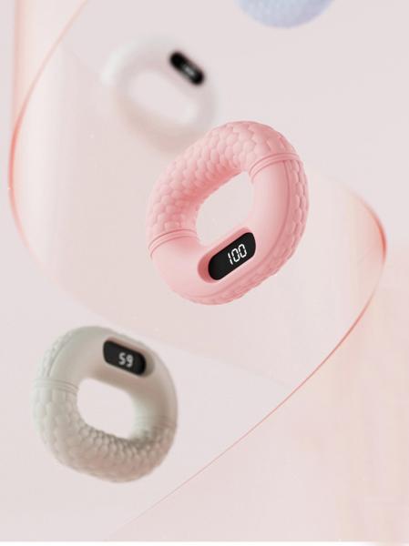 Quality Adjustable Strength Exercise Hand Gripper Ring Hand Squeezer Workout for sale