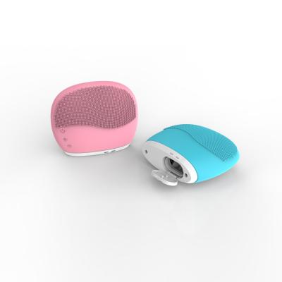 China OEM impermeável silicone elétrico de limpeza facial escova de pele amigável à venda
