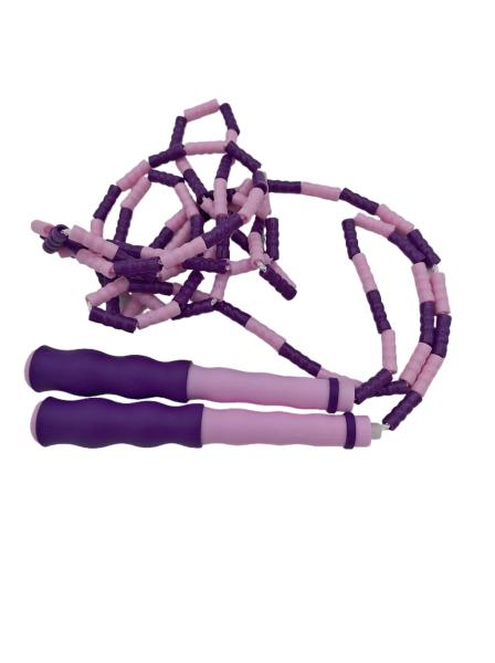 Quality Soft Beaded Fitness Jump Rope Bamboo Skipping Rope 2600mm  Exercise In School Gym for sale
