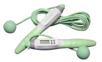 China Customized Digital Skipping Rope with Calorie Timer LCD Display 175mm Handle for sale