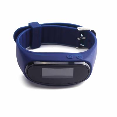 China FCC Compliant Fitness Pedometer Watch Colorful Silicone Bracelet for sale