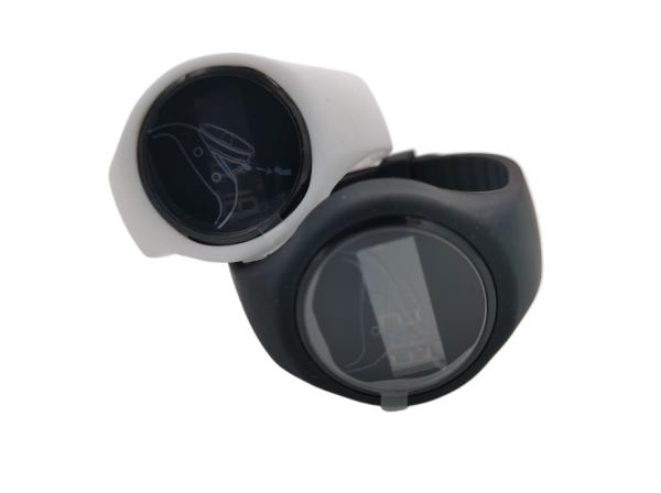 Customization Men'S Step Tracker Watch With Silicone Strap ABS Silica Gel Unisex