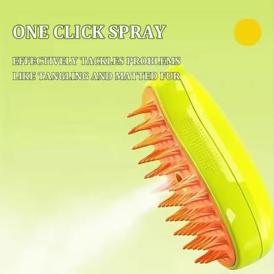 China wholesale factory Cleaning BrushPet cat Hair Brush Steamy Comb Cleaning Brush Misty Cat Spray Steam Brush à venda