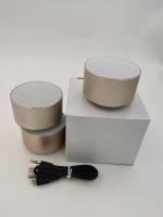 China Portable Bluetooth 5.0 Speaker 69x69x42mm ABS Aluminum Mini Wireless Speaker for sale