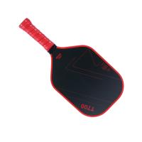 Quality Fabric-Grained Frosted Carbon Fiber Pickleball Racket With Integrated Blade for sale