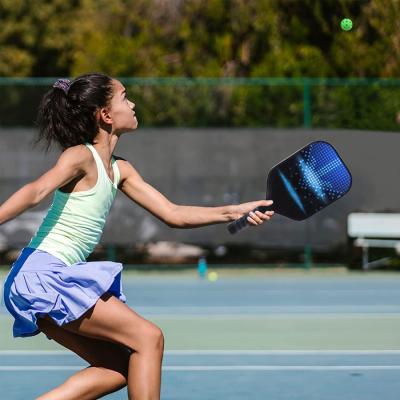 China Kohlenstofffaser Glasfaser Pickleball Paddles PP Honigtuch UV gedruckte Paddel Set zu verkaufen