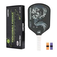 Quality Pickleball Racket Titanium Alloy Wire Carbon Fiber Braided Frosted Teflon for sale