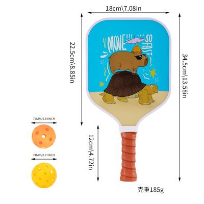 China Children'S Pickleball Racket Fiberglass Parent-Child Pickleball For Beginner for Children Toy gift for sale
