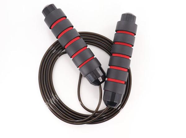 Quality KSX-TS1 Professional Exercise Jump Rope Adjustable Speed Black Soft Handle for sale