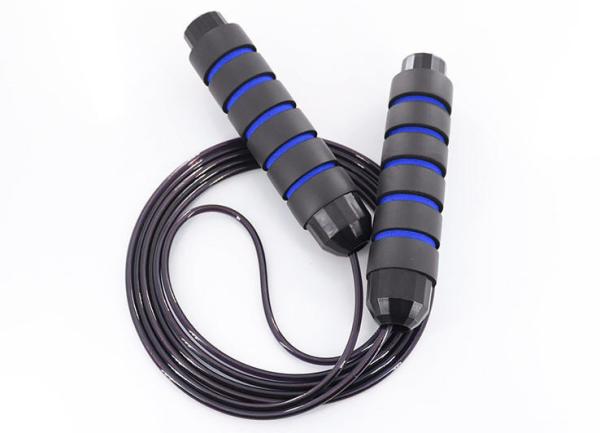 Quality KSX-TS1 Professional Exercise Jump Rope Adjustable Speed Black Soft Handle for sale