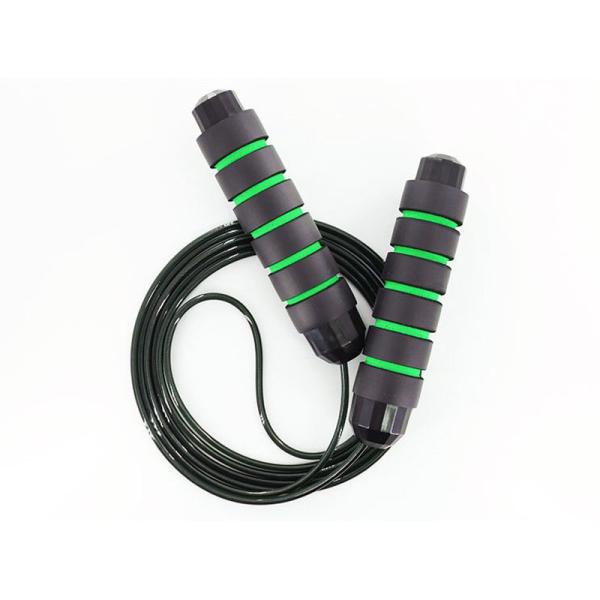 Quality KSX-TS1 Professional Exercise Jump Rope Adjustable Speed Black Soft Handle for sale