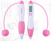 China Customized Digital Skipping Rope with Calorie Timer LCD Display 175mm Handle for sale