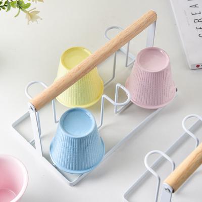 Cina 170ml di ceramica in stile nordico Tazze Espresso Colorate in pietra portatazze da viaggio per tè in vendita