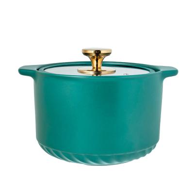 China Modern Design Style Complete Cooking Pots Set With Ceramic Material for sale