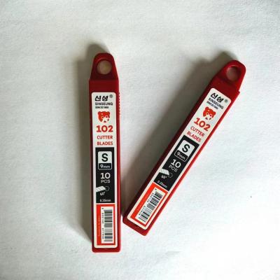 Cina 9mm Snap Off Blade Knife Angle S102 SK2 High Carbon Steel 60 Degrees in vendita