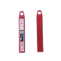 China Silver 0.35mm Thick Utility Knife Snap Blade 13 Segments for sale