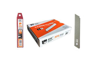 Cina Lame da taglio da 18 mm con lunghezza 109 mm angolo 60° 15 segmenti e corpo in argento in vendita