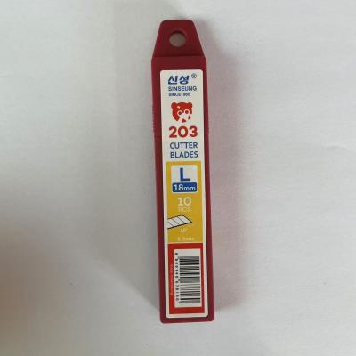 Cina SK2 Acciaio 8 segmenti lame da taglio da 0,5 mm 18 mm per taglio pesante in vendita