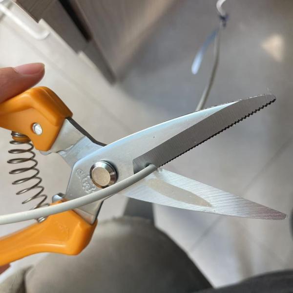 Quality Multifunction Scissors With Ergonomic Orange Handle for sale