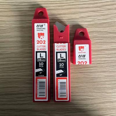 Cina 8 segmenti lame da taglio da 18 mm angolo 60° spessore 0,5 mm prestazioni di taglio in vendita