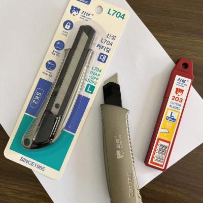 China Grip Antiderrapante 18mm Facas de Utilidade Guarda de lâmina para manuseio seguro 1 Faca de Utilidade Incluído à venda