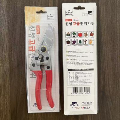 China Premium Bypass Pruning Shears with 58-59 HRC Hardness and Bypass Cutting Mechanism for Precision Garden Scissors for sale