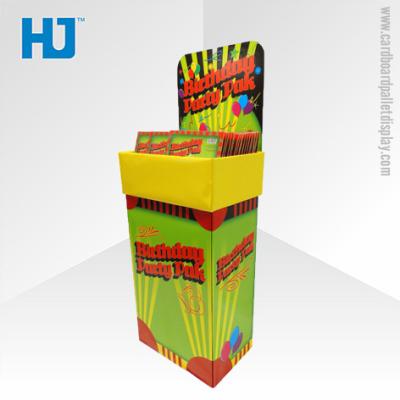 China Birthday Cards Cardboard Dump Bin Display , Shop Dump Bins for Retail for sale