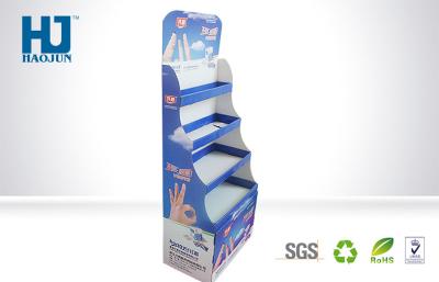 China OK Band - aid Promotion Cardboard Floor Displays / Shelf Four Layers 1.6M X 1.8M for sale