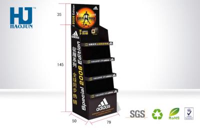 Китай 4 дисплея пола картона пола Eco-Содружественных уникально для тавра Sportswear серии продается