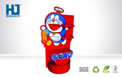 中国 Doraemon のおもちゃのためのカスタマイズされた昇進の赤い Doraemon の形のボール紙の広告の表示 販売のため